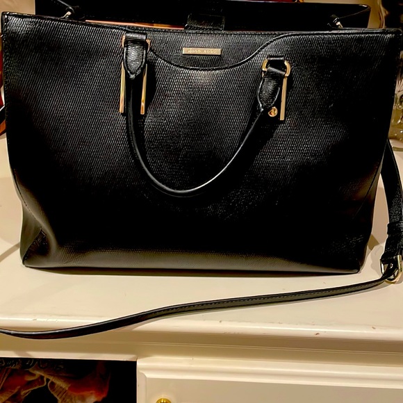 Hugo Boss | Bags | Hugo Boss Black Leather Briefcase Tote Bag | Poshmark